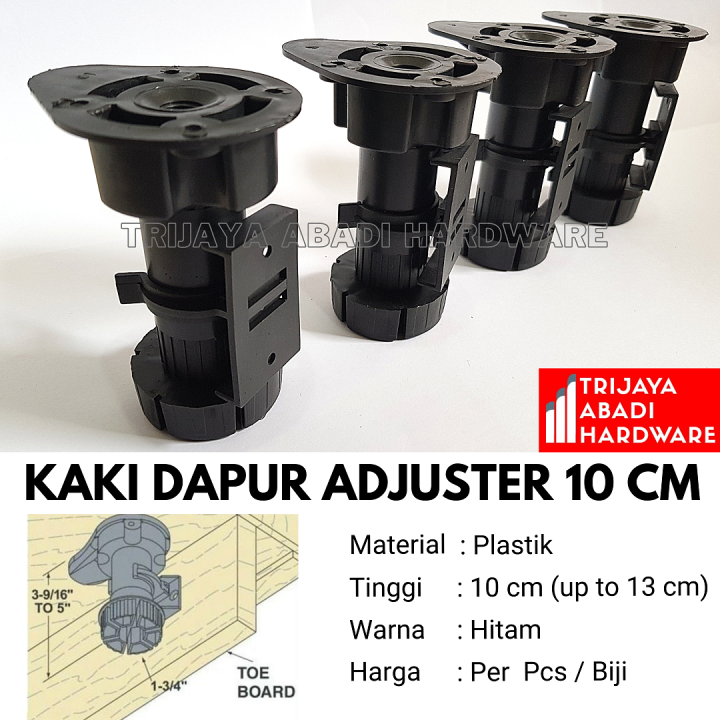 Kaki Dapur Adjuster 10 CM - Kitchen Furniture Feet Leg | Lazada Indonesia