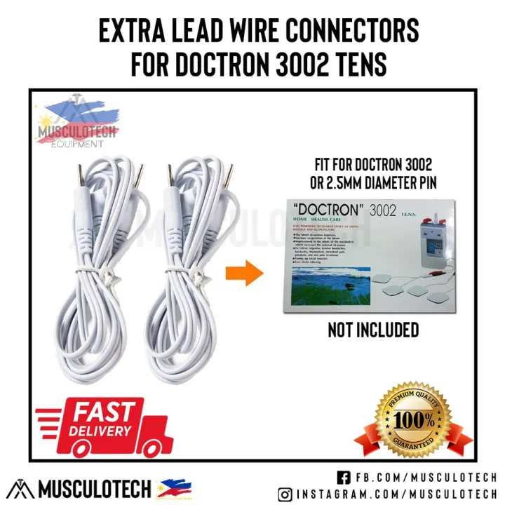 IUKK Replacement Electrode wire for Doctron 3002 TENS or Doctor Ho's ...