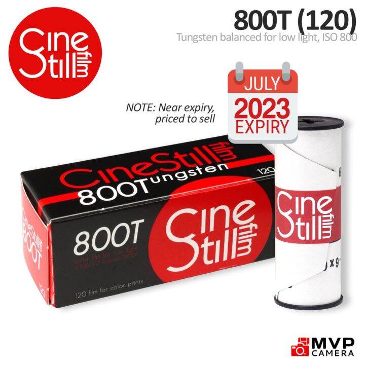Cinestill 800T Tungsten Xpro C-41 Color Negative Film (120 Roll Film ...