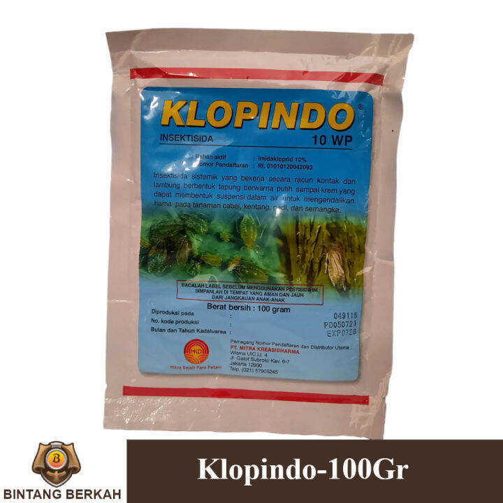 Klopindo 100 Gram Insektisida Imidakloprid Pertanian | Lazada Indonesia