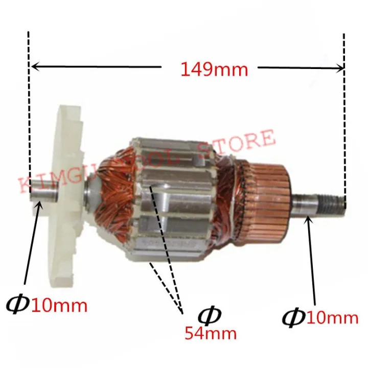 AC220-240V Rotor Motor Armature Replacement for MAKITA 9403 516783-7 ...