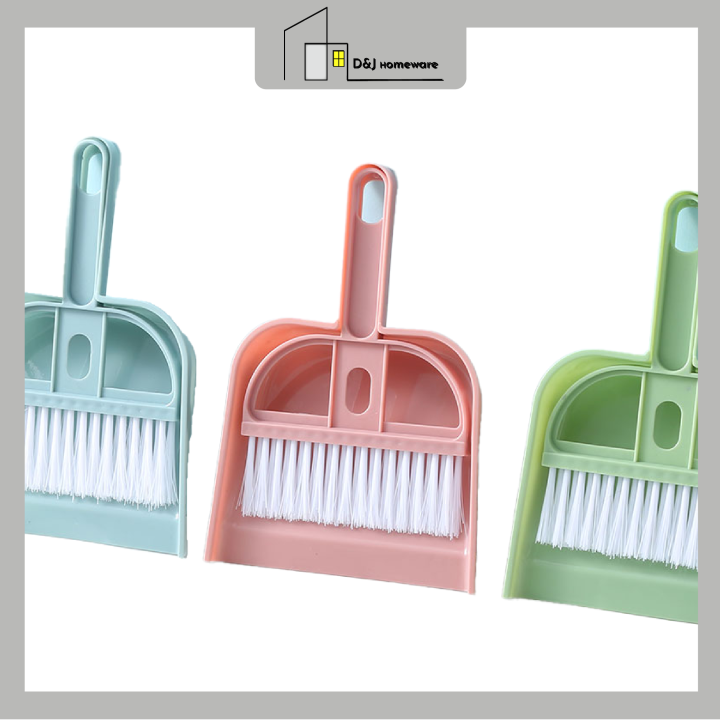 Mini Broom Dustpan Set / Small Desktop Brush / Bed Dining Table Sofa Sweep Cleaner / Penyapu ...