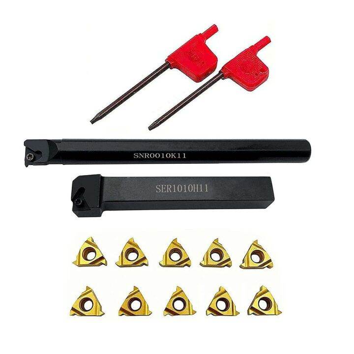 Lathe Threading Tool External Internal Bracket With Blade Wrench Set ...