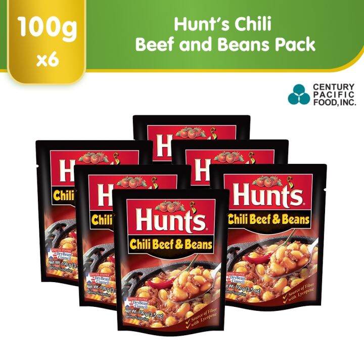 Hunt's Chili Beef and Beans Pack of 6 | Lazada PH
