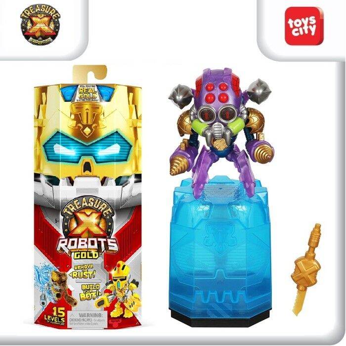 Treasure X Robots Gold, 6 Robots to Discover - Assorted - Mainan anak ...