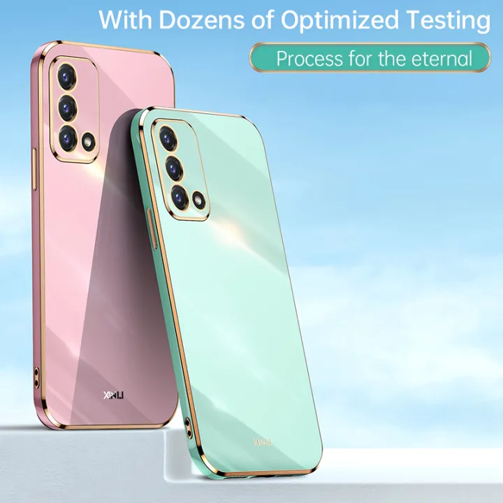 OPPO A95 4G Case Luxury Plating Casing OPPOA95 4G Soft TPU 6D ...