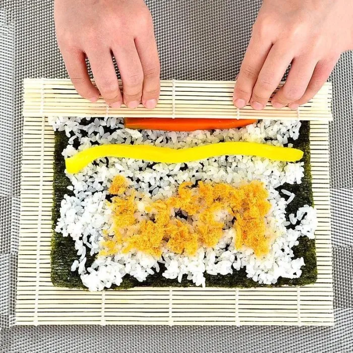 Alat Cetakan Penggulung Gulungan Sushi Roll Bambu | Lazada Indonesia