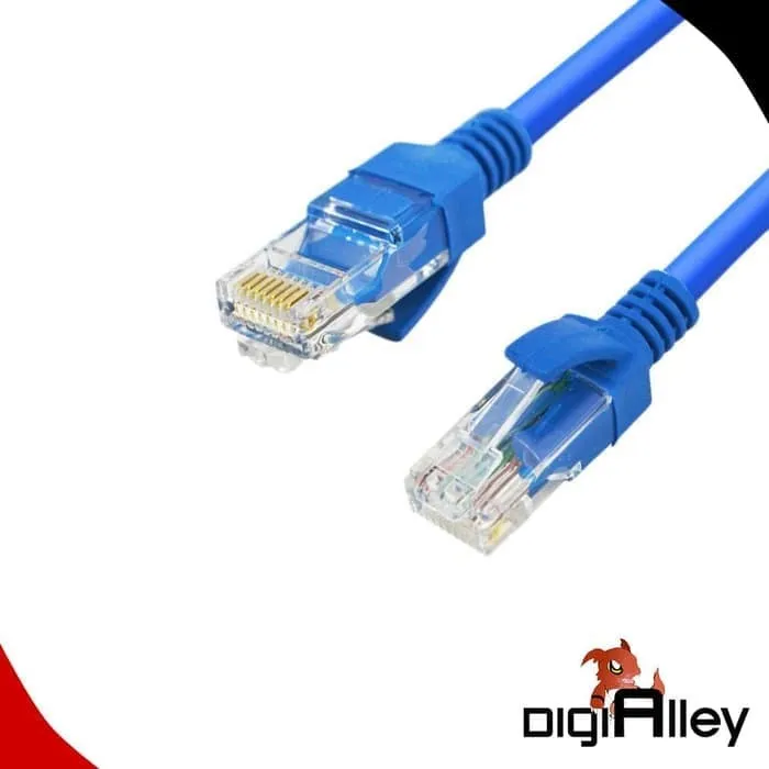 Kabel LAN Cat5E 10M UTP Straight RJ45 Cable UTP 10 Meter Kabel Netline ...