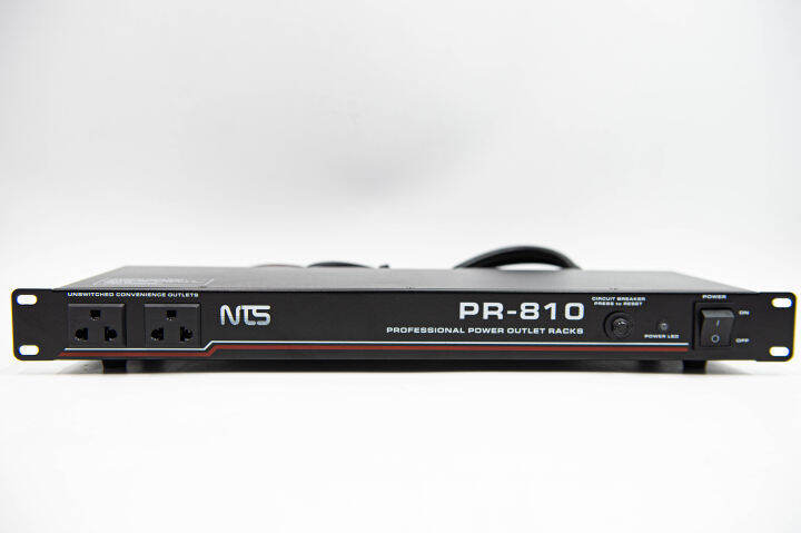 รางปลั๊กไฟติดแร็ค NTS PR-810VL | Lazada.co.th