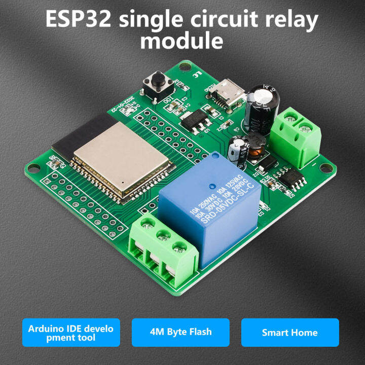 ESP32 WiFi Single Relay Module 4M Byte Flash Large Capacity ...