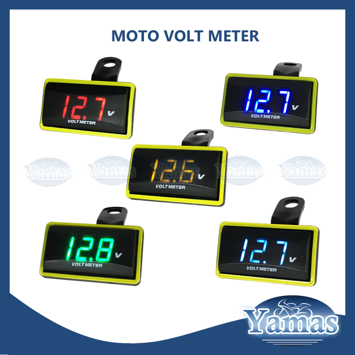 MOTORCYCLE MOTO DIGITAL VOLT METER | Lazada PH