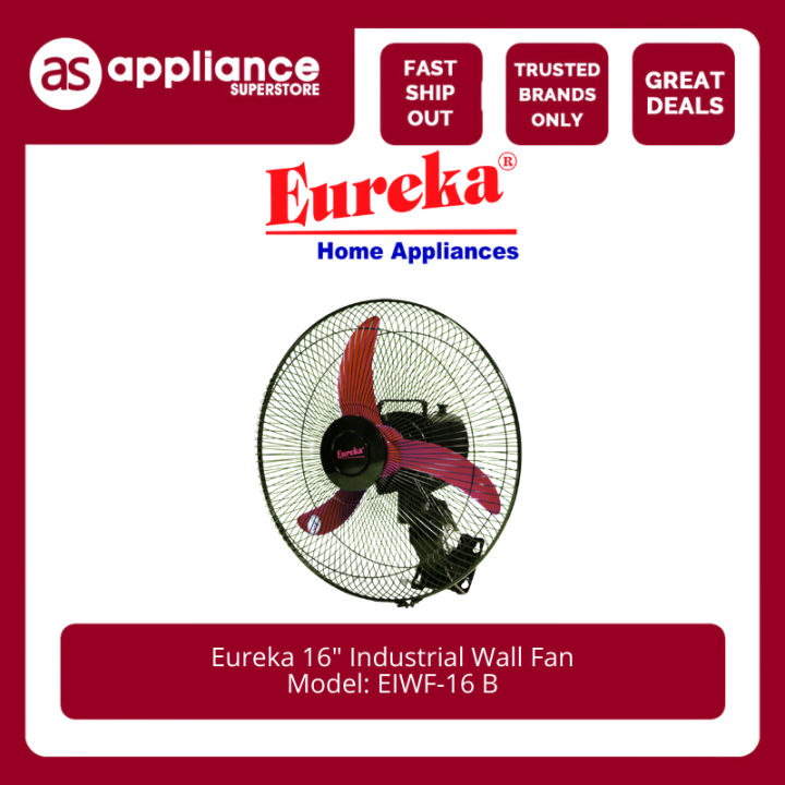Eureka 16" Industrial Wall Fan EIWF-16 B | Lazada PH