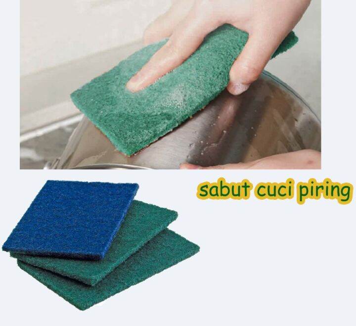 Tapas Hijau Cuci Piring / Tapas sabut cuci piring Spon Cuci Piring ...