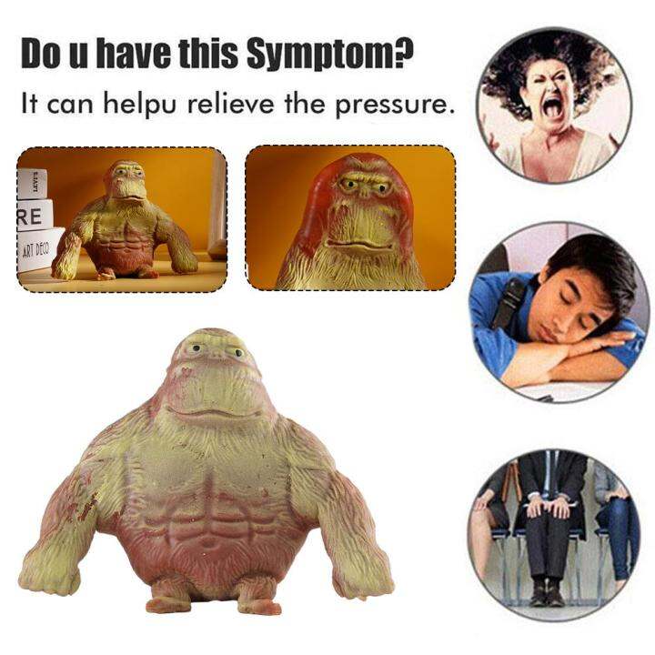 Simulation Decompression Gorilla Toy Elastic Creative Squeeze Toy ...