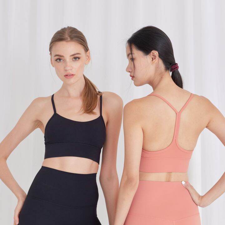 Penny Activewear สปอร์ตบรา สายหลัง Y มีฟองน้ำ บราออกกำลังกาย บราโยคะ แห้งไว กระชับ รุ่น Polly ...