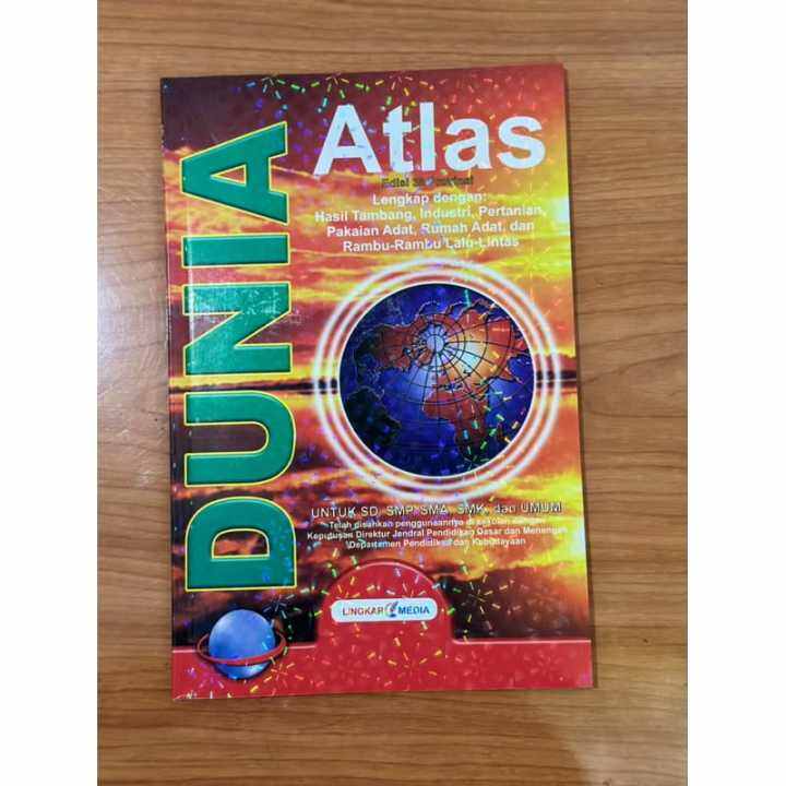 Buku Atlas Dunia Edisi Terbaru 38 Provinsi Terlengkap Ukuran A5 Kertas ...