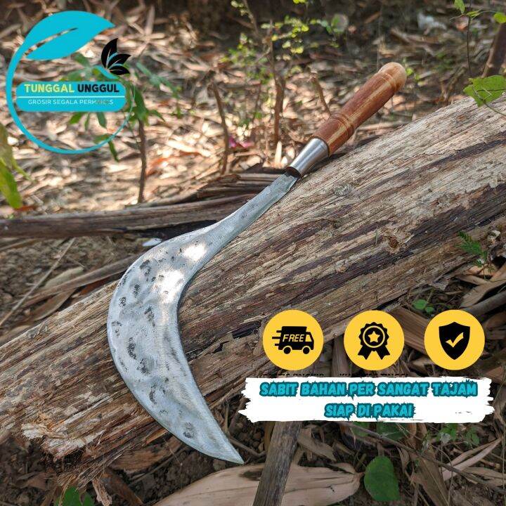 Sabit Finishing Baja Putih Halus Super Tajam Kualitas Super - Sabit ...