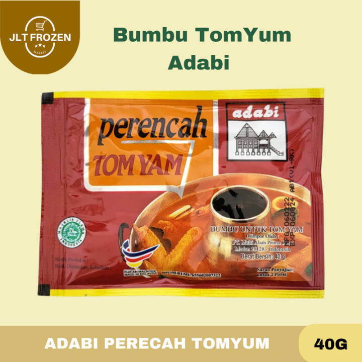 Bumbu TomYum Instand Adabi / Bumbu Perecah TomYum - 40g | Lazada Indonesia