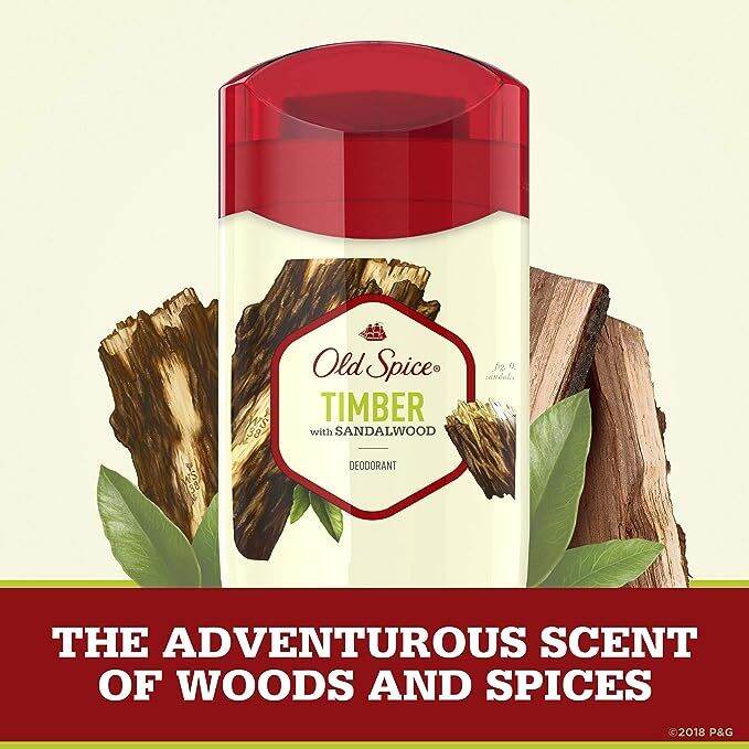 โรลออนดับกลิ่นเต่า รองเท้าแตะเซ็กซี่สด Old Spice Timber Deodorant 85 g ...