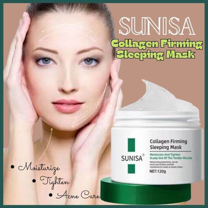 HOT DEALS Sunisa Collagen Firming Sleeping Mask The Pores Shrink And ...