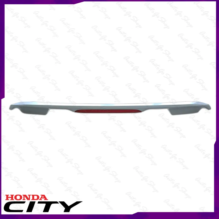 Honda City 2014-2021 Trunk Spoiler w/ Brake Light (Unpainted) 2nd ...