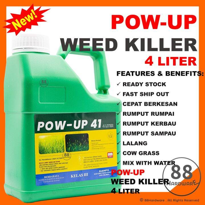 4L POW-UP racun rumput rampai racun rumput racun roundup racun rumput ...