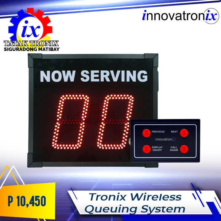 Innovatronix/Tronix Wireless Customer Queuing Paging Calling System ...