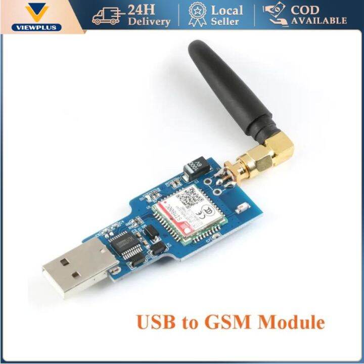 USB to GSM Module Quad-band GSM GPRS SIM800 SIM800C Module for Wireless Bluetooth SMS Message ...