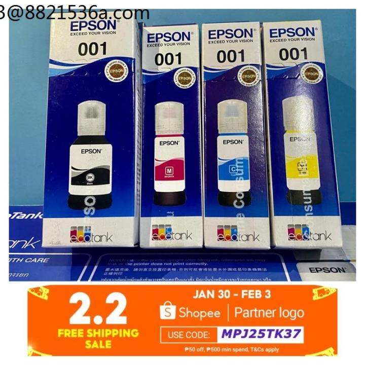 printerInk ♬001 Ink code Premium High Quality ink black colored | Lazada PH