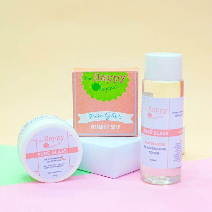 The Happy Organics - Pure Glass Starter Beauty Trio (New Improved ...