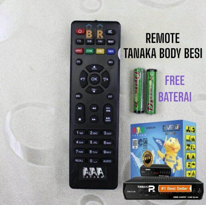 COD- REMOT REMOTE SET TOP BOX DVB T2 TANAKA BODY BESI/ STB PARABOLA ...