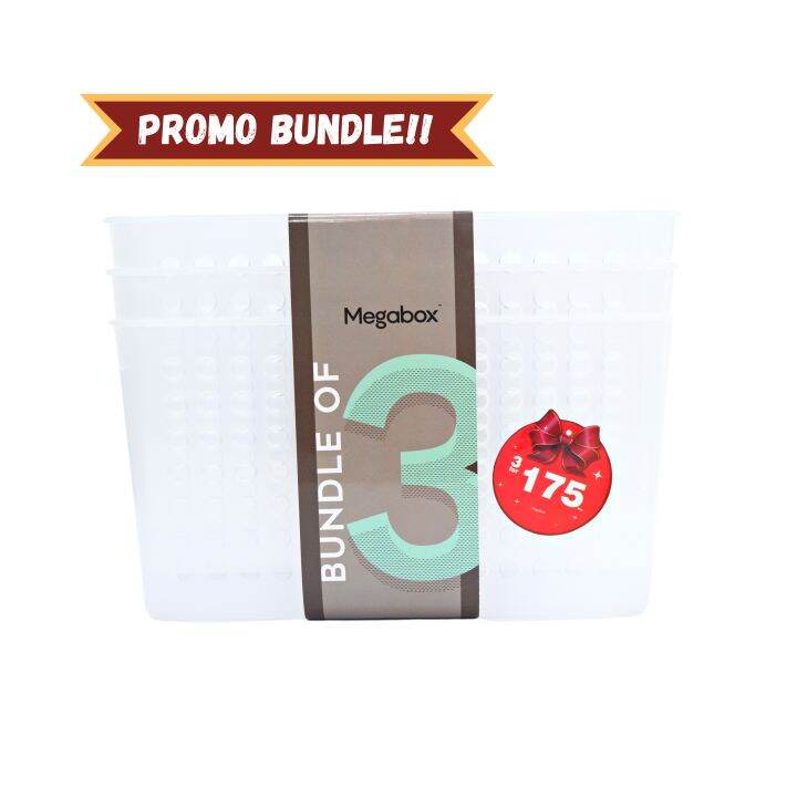 Megabox Carri-Mi Series Mesh Tray Set of 3 - Transparent | Lazada PH