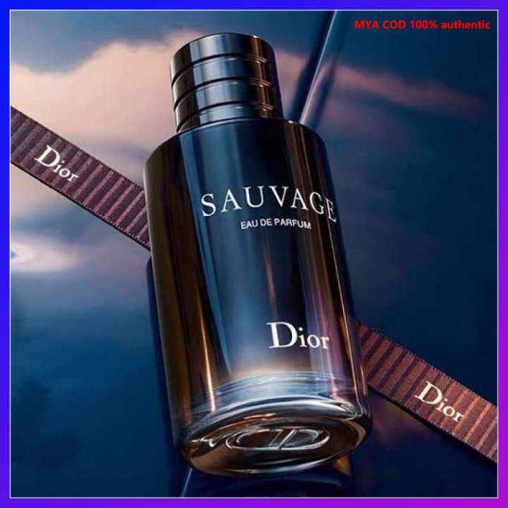 QQSFR perfume 【Authentic Authorization】mya COD 100% authentic Dior Sauvage Eau De Parfum 100ml ...