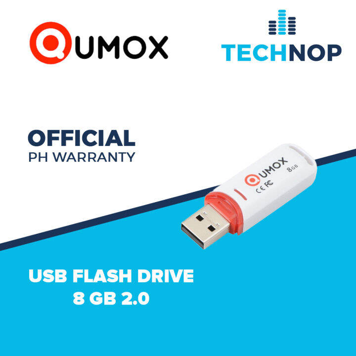 Original USB Flash Drive 8GB Qumox USB 2.0 (Red) | Lazada PH