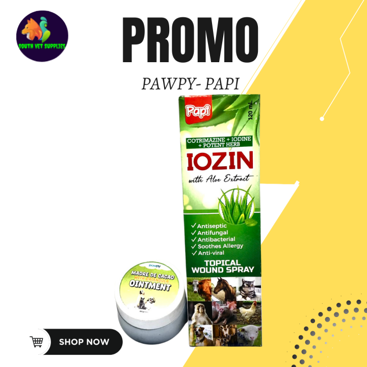 [SOUTH VET] PAWPY Madre De Cacao with Calendula Ointment 60grams and ...