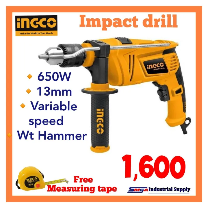 Ingco Impact Drill 650watts ID6538 | Lazada PH