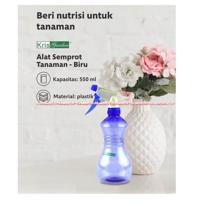 Kris Garden Spray Semprot Tanaman 330ml Blue Biru Desain Ergonomis ...