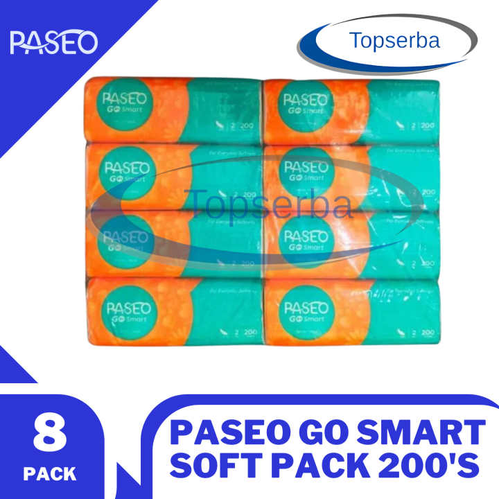 Tissue Paseo Go Smart 200 ISI 8 | Lazada Indonesia