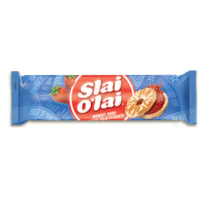 Roma Slai Olai Strawberry Stroberi Roll 128g | Lazada Indonesia