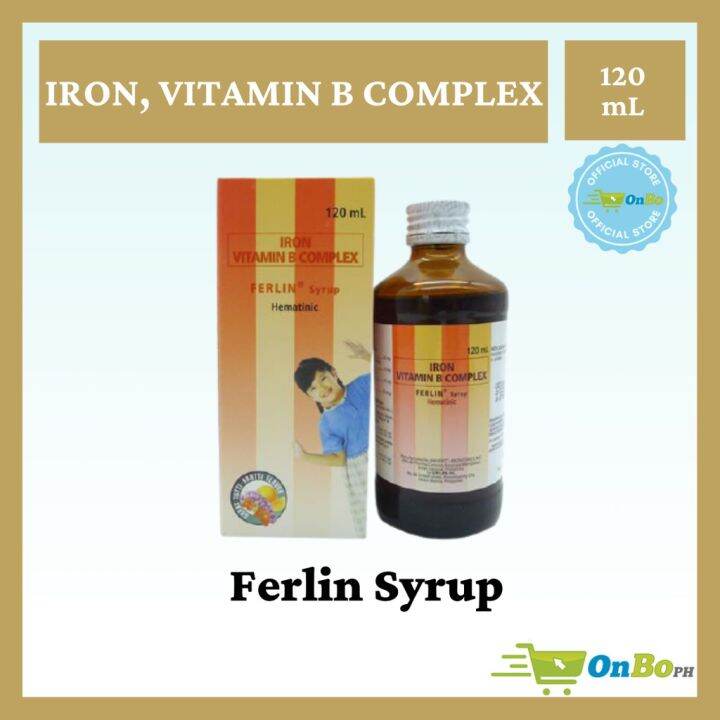 ONBO*Ferlin Syrup for Kids, 120ml | Lazada PH