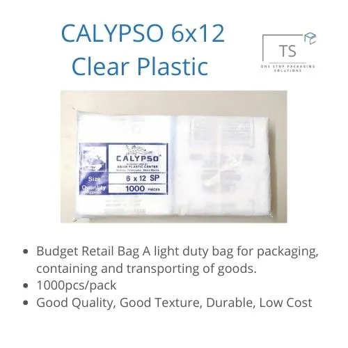 Calypso Plastic Bag 6x12 (1000pcs) | Lazada PH