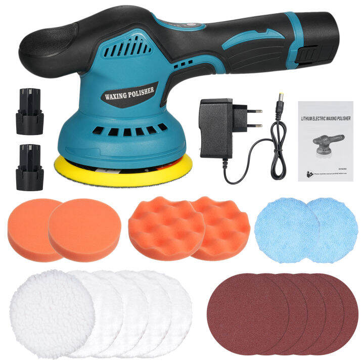 Mini Household Cordless Buffer Polisher with 8-Speed Transmission ...