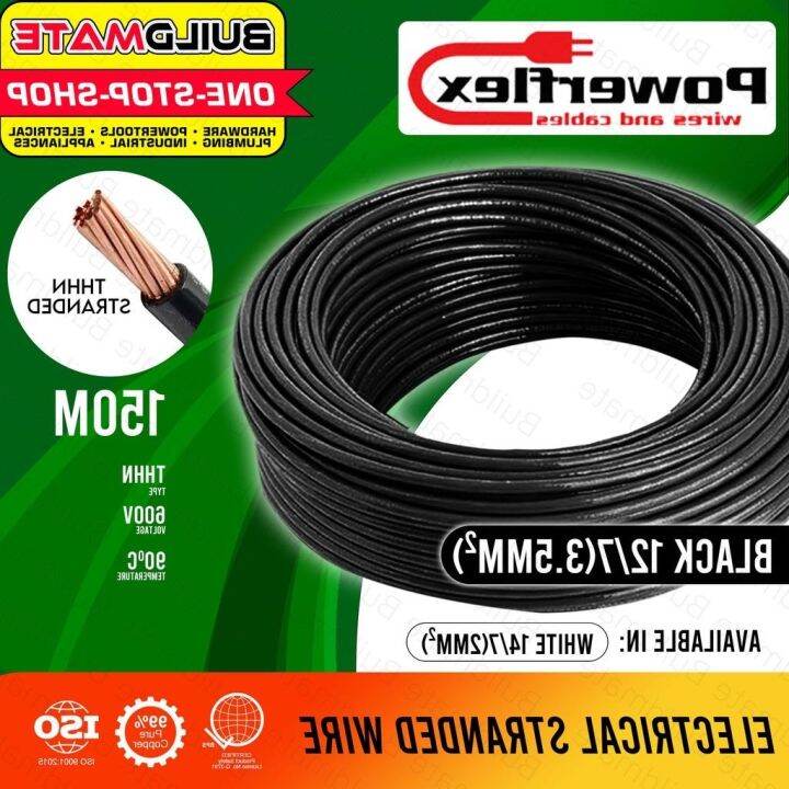 BUILDMATE Wiremax Powerflex Electrical Wire THHN Stranded Cable Wire ...