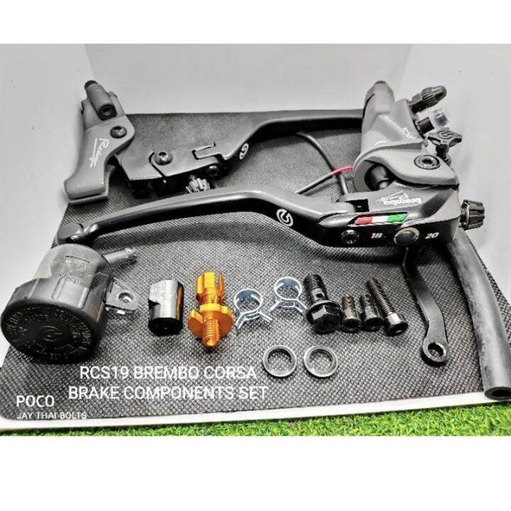 BRAKE MASTER RCS19 CORSA CORTA SINGLE 10A (WITH MIRROR CLAMP) | Lazada PH