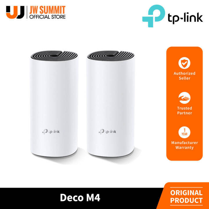 TP-Link Deco M4 (2-pack) AC1200 Whole Home Mesh Wi-Fi System | Lazada PH