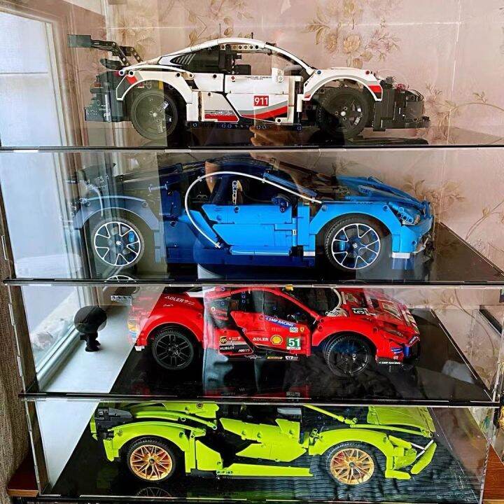 For lego lamborghini bugatti display box car porsche 911 ferrari car ...