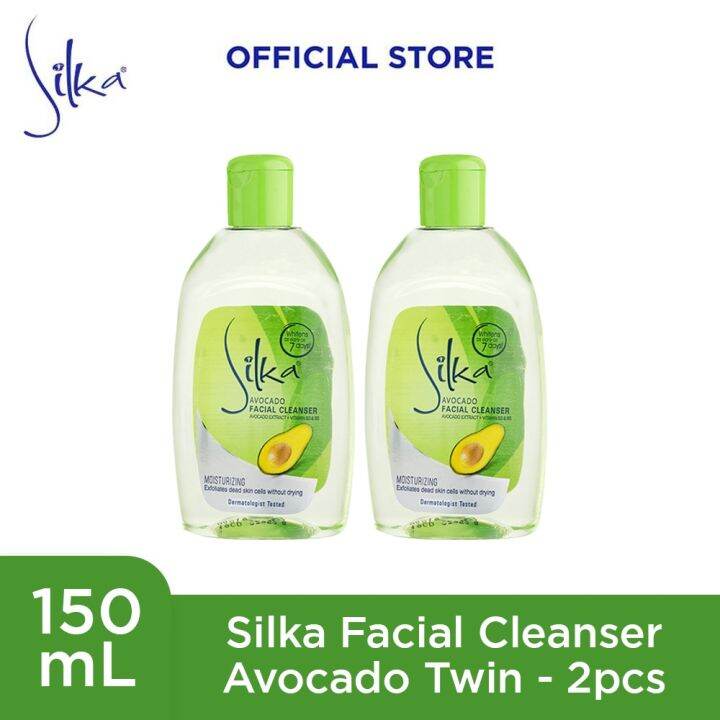 Silka Facial Cleanser avocado 150ml Twin - 2pcs | Lazada PH