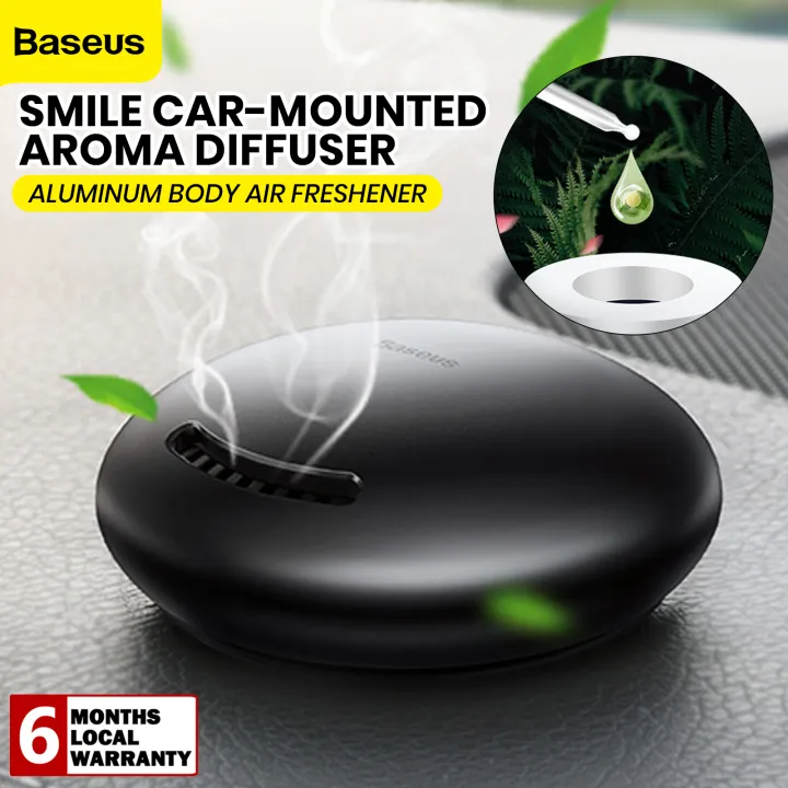 BASEUS Smile Vehicle-Mounted Aroma Diffuser Mini Car Air Freshener ...