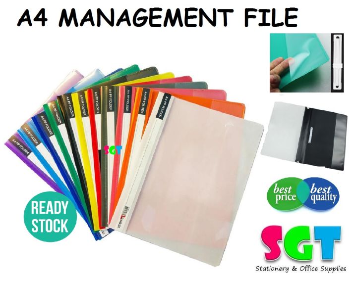 A4 Management File - 12pcs/Pack | Lazada