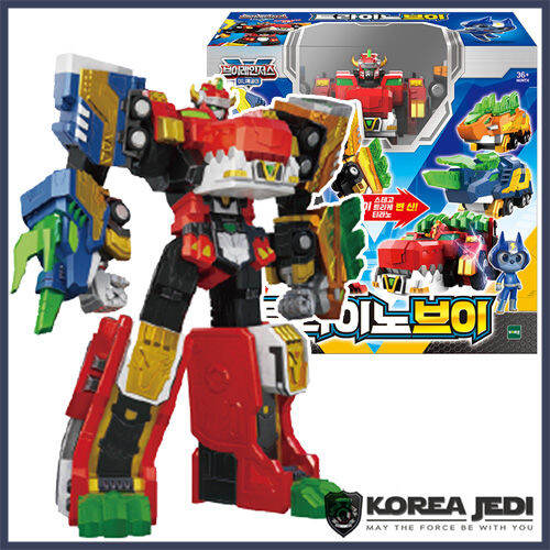 Miniforce - TRINO V 3เวทีรวม (Stego + Tricera + Tyranno) V-Rangers ...